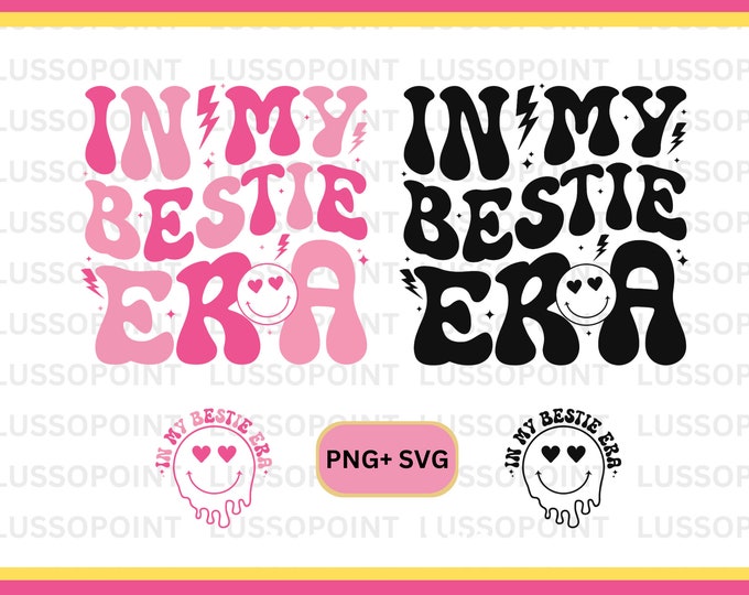 Besties SVG, PNG, Best Friends SVG, Mommy and Me Shirt Design, Instant ...
