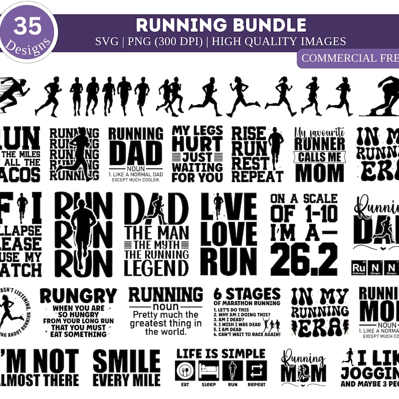 Running Quotes - Etsy