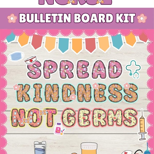 Flu Bulletin Board - Etsy