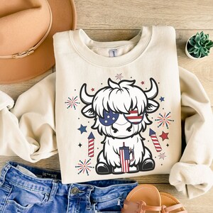 4th July Heifer PNG| Retro Fourth of July Svg| Funny 4th of July Svg ...