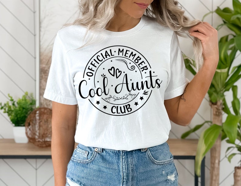 Official Member Cool Aunts Club SVG PNG Aunt Svg Auntie Png - Etsy