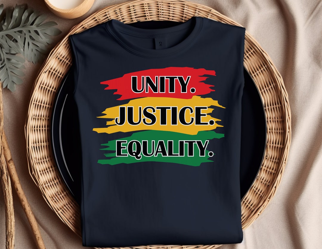 Black History Month Shirt| Unity Justice Equality PNG| Black History ...