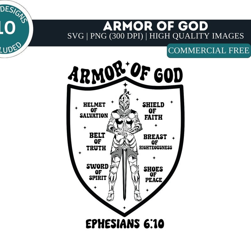 Armor of God Svg - Etsy