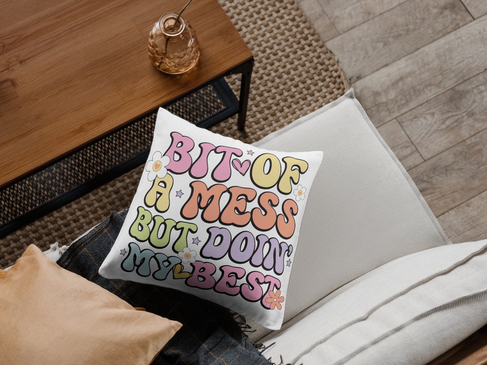 Bit of A Mess but Doin' My Best SVG PNG Cute Mental Health Design for T ...