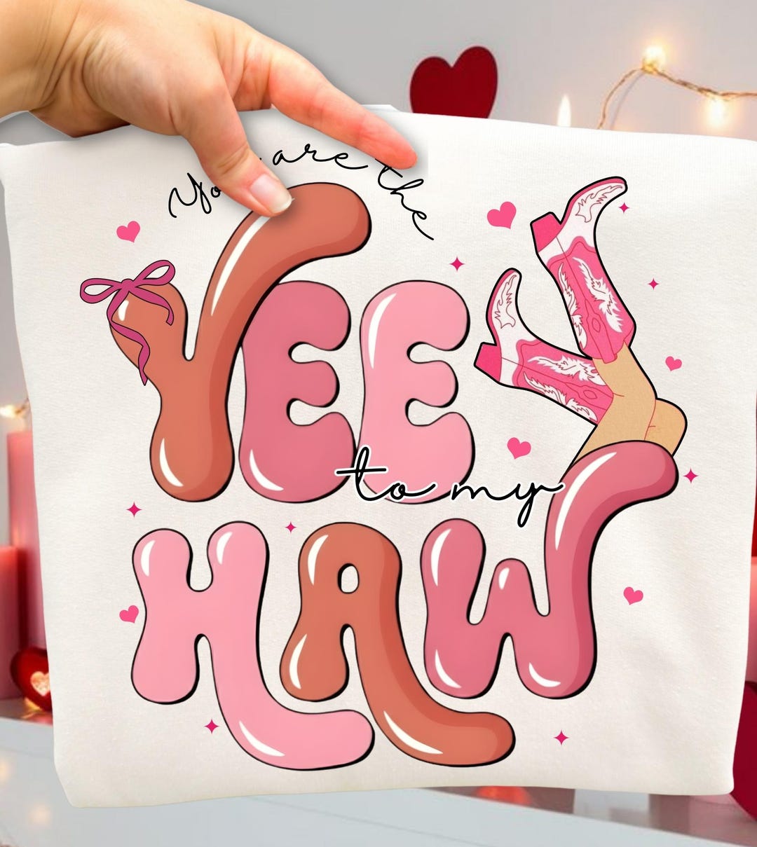 You're the Yee to My Haw Png, Western Valentines Sublimation Design ...