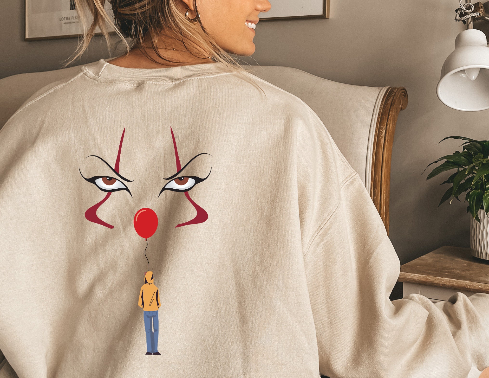 Horror Clown Balloon SVG You'll Float Too PNG Horror - Etsy