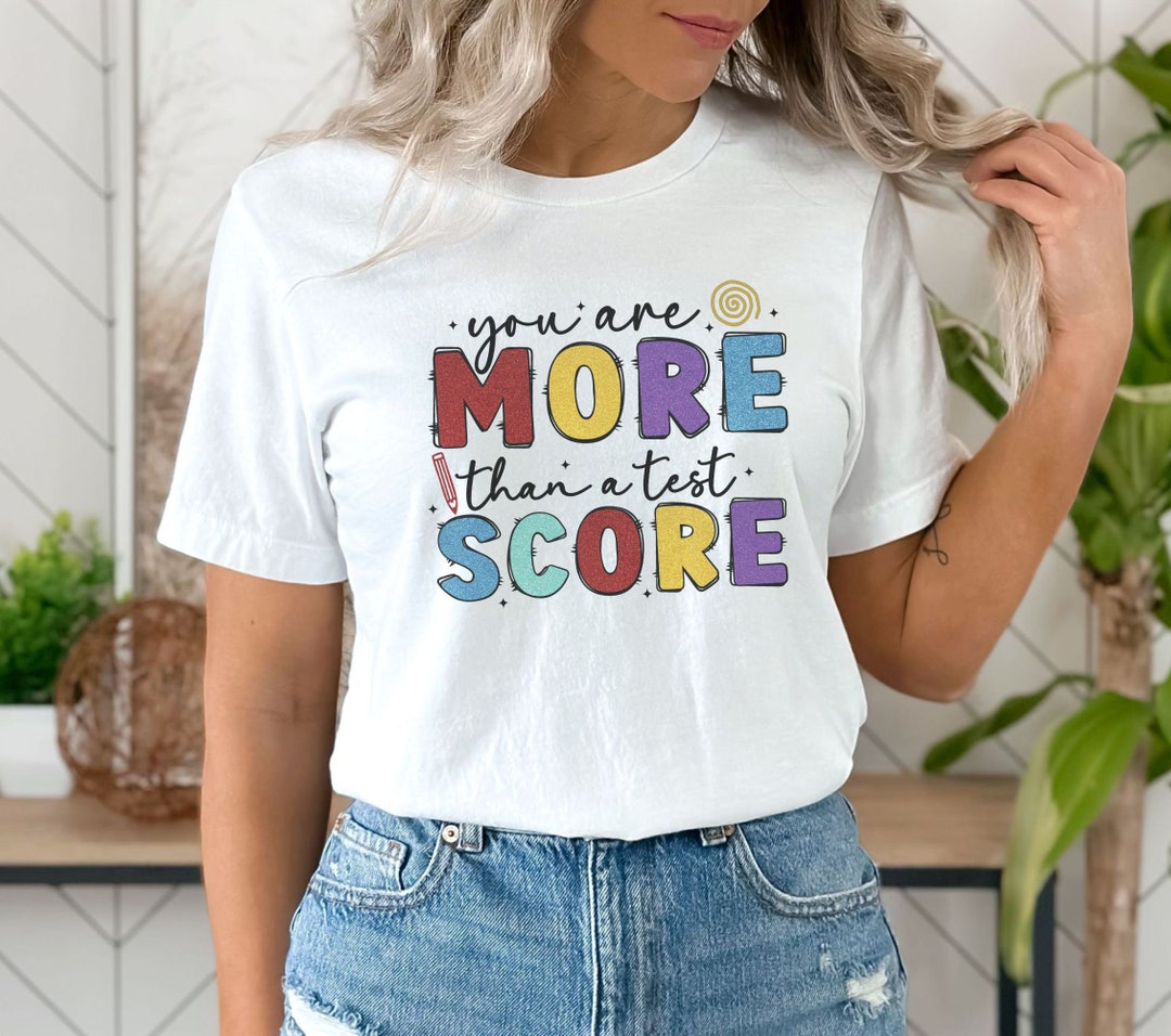 You Are More Than A Test Score SVG PNG Rock the Test Png Test Day Png ...