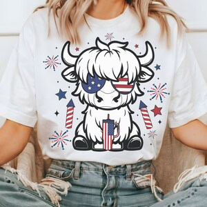 4th July Heifer PNG| Retro Fourth of July Svg| Funny 4th of July Svg ...