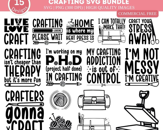 Crafting Svg - Craft Room Svg - Crafter Svg - Craft Room Sign Svg ...