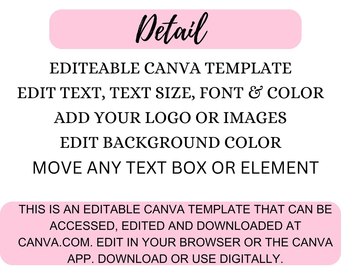Editable Cup Care Instructions Canva Template| Thank You Card for ...
