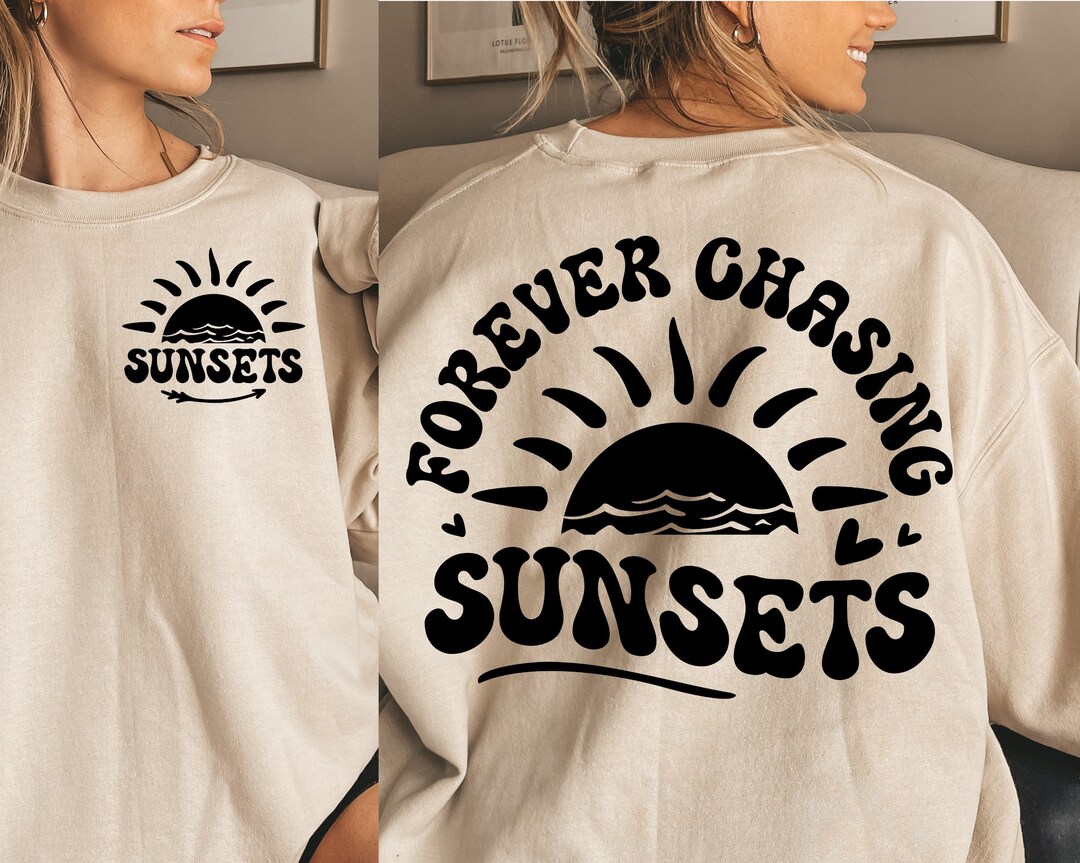 Forever Chasing Sunset SVG| Summer PNG| Summer Vacation Shirt| Beach ...