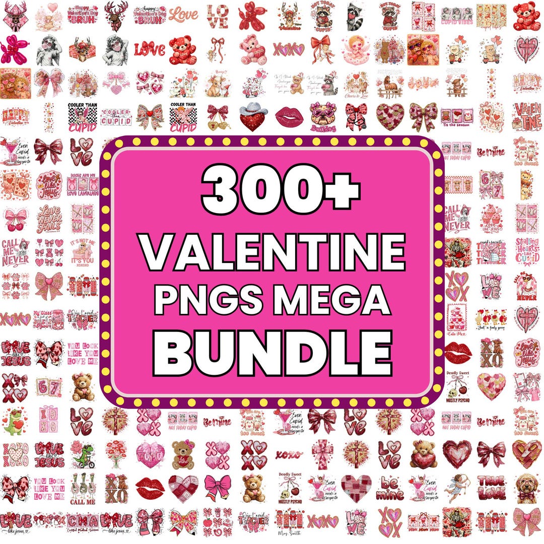 Trendy Valentine Png Mega Bundle, Valentine Png Mega Bundle, Coquette ...