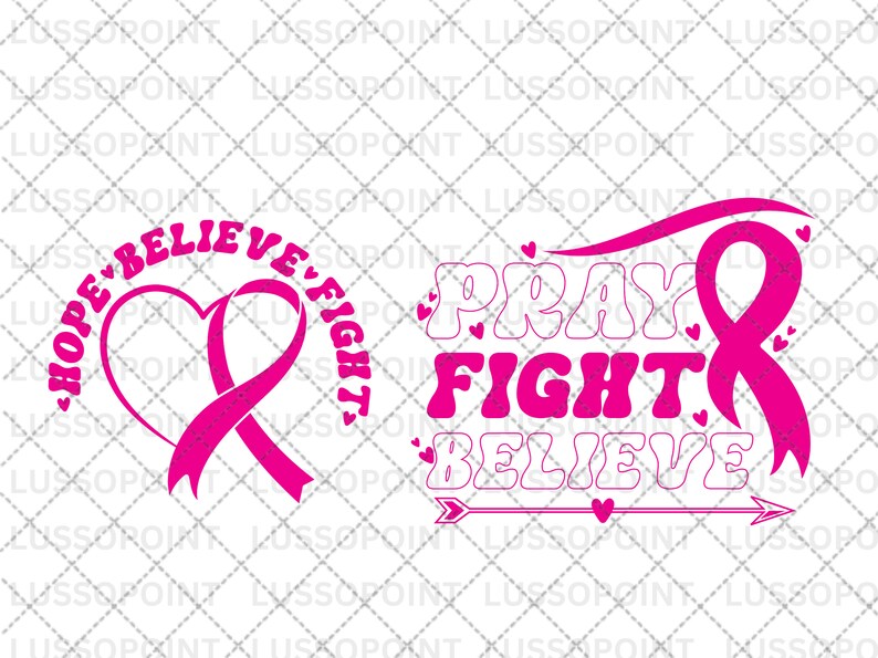 Pray Fight Believe Svg Free Mockup Included Breast Cancer - Etsy Pray Fight Believe Svg Free Mockup Included Breast Cancer - Etsy