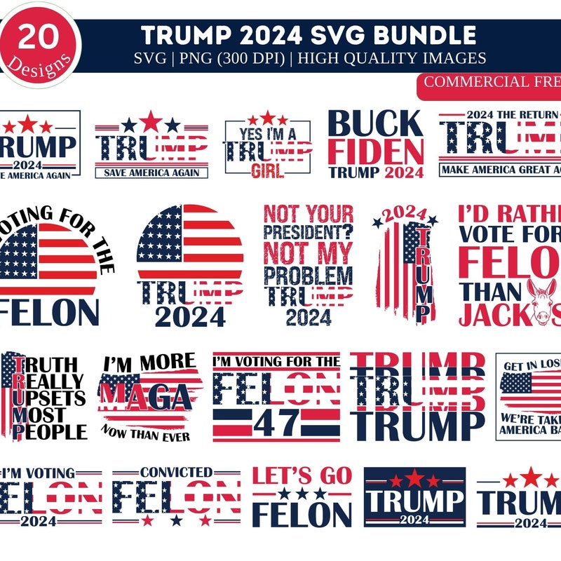 Trump Svg - Etsy