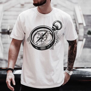 Beautiful Scenic Route Compass SVG Bundle| Camping Compas PNG Bundle ...