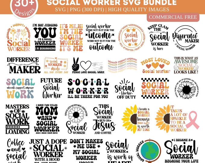 Social Worker SVG - Social Work SVG - Mental Health Svg Design for ...