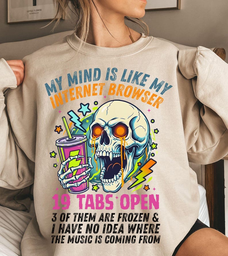 My Mind is Like Sarcastic Snarky Png, Sassy Png, Snarky Funny Skeleton ...