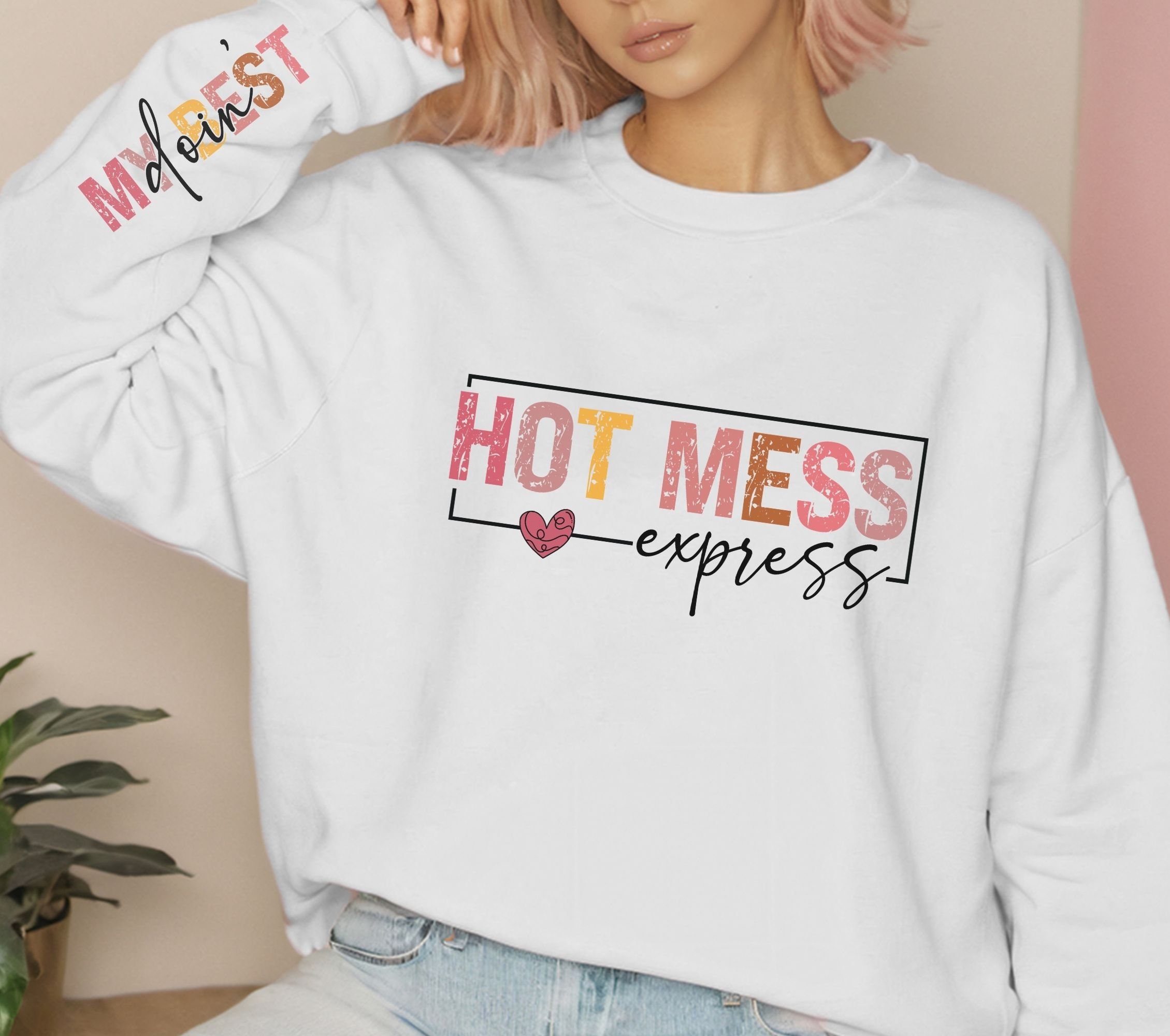 Hot Mess Express SVG PNG| Doing My Best| Sarcastic Png| Funny Svg ...