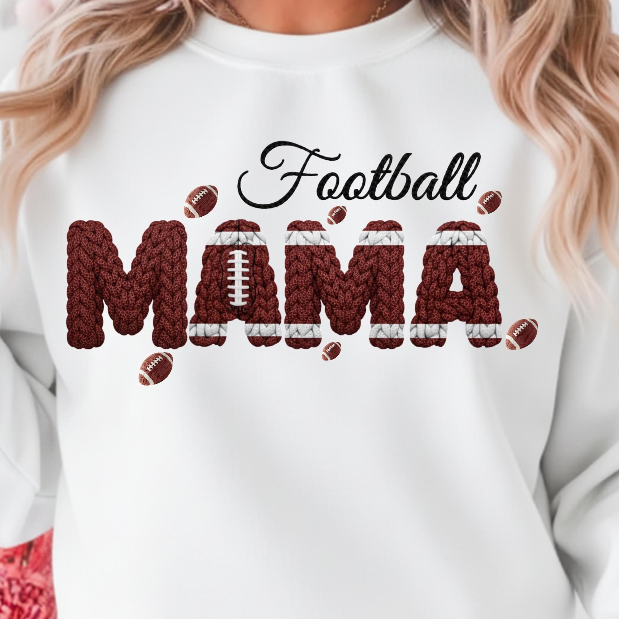 Sports Mama Crochet Png Bundle, Faux Yarn Crochet Mama Png Bundle ...