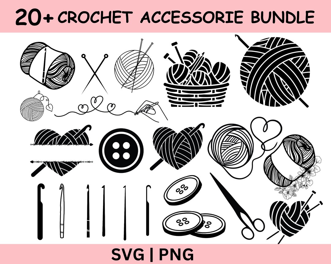 Crochet SVG Bundle| Crochet PNG Bundle| Crochet| Shirt Design Bundle ...