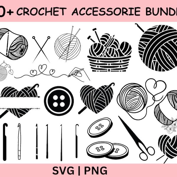 Crochet Svg - Etsy