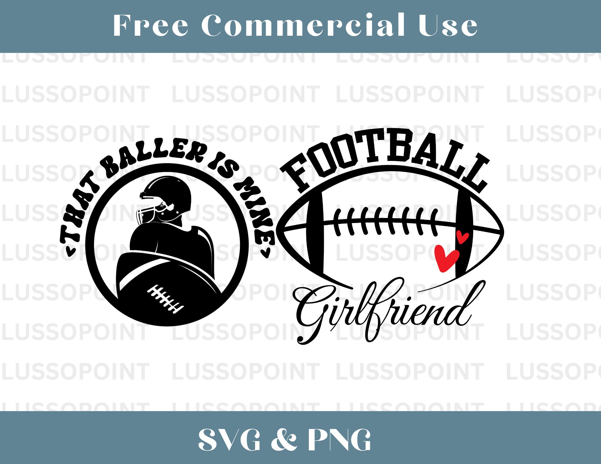 Football Girlfriend SVG PNG Football Svg Football Game Day - Etsy UK