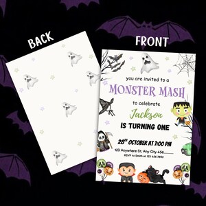 Kids Halloween Party Invitation Calling All Monsters Invitation ...