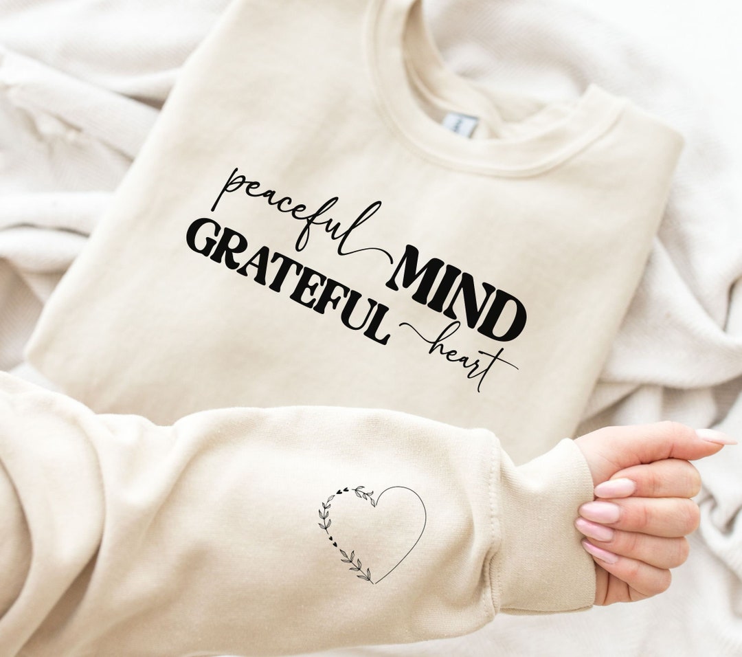 Empowerment SVG PNG Peaceful Mind Greatful Heart Positivity Svg ...
