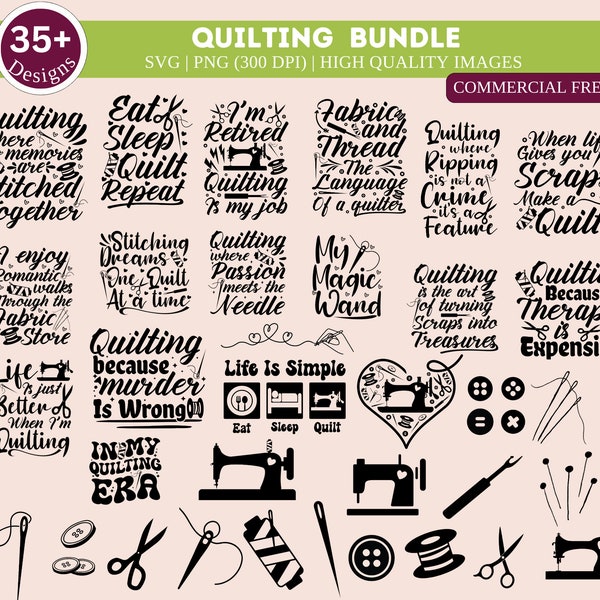 Quilting Svg - Etsy
