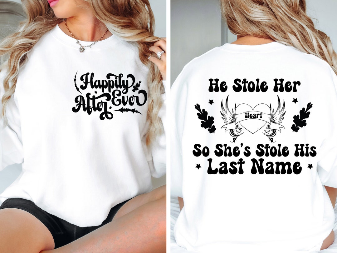 He Stole Her Heart Svg She Stole His Last Name Svg Free Etsy