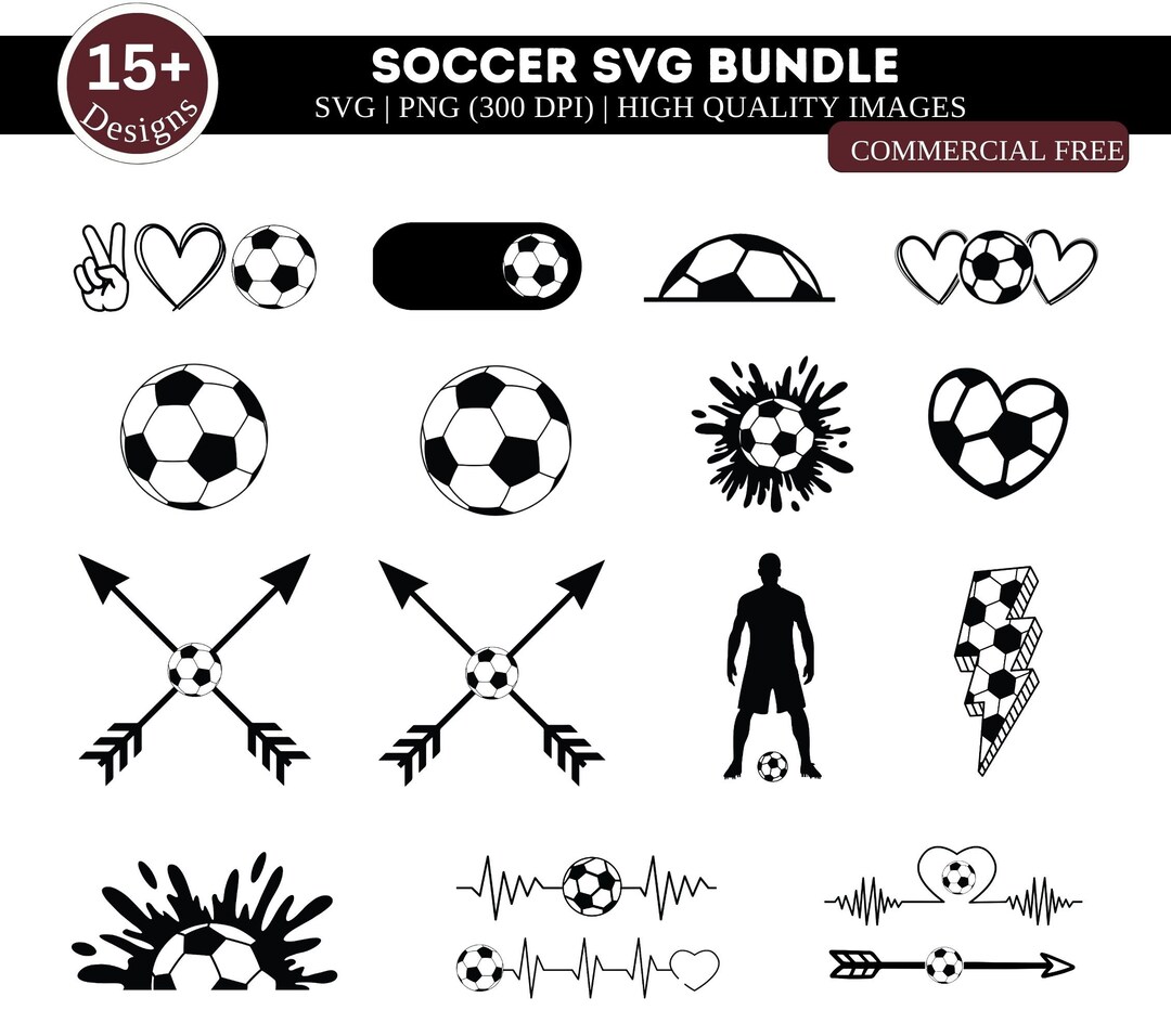 Soccer SVG Bundle| Soccer Svg| Svg Bundle Cut Files for Cricut| Soccer ...