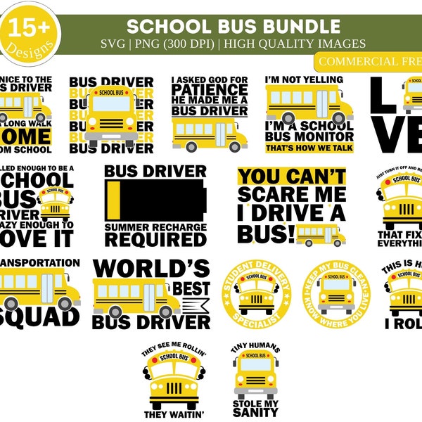 Bus Driver Svg - Etsy