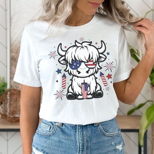 4th July Heifer PNG| Retro Fourth of July Svg| Funny 4th of July Svg ...