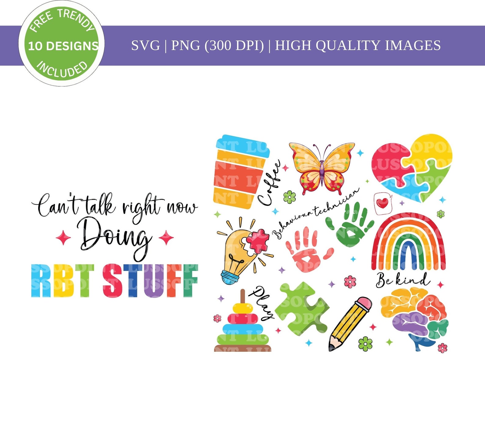 Cant Talk Right Now Doing RBT Stuff Svg Png| Autism Mama Png| Proud ...