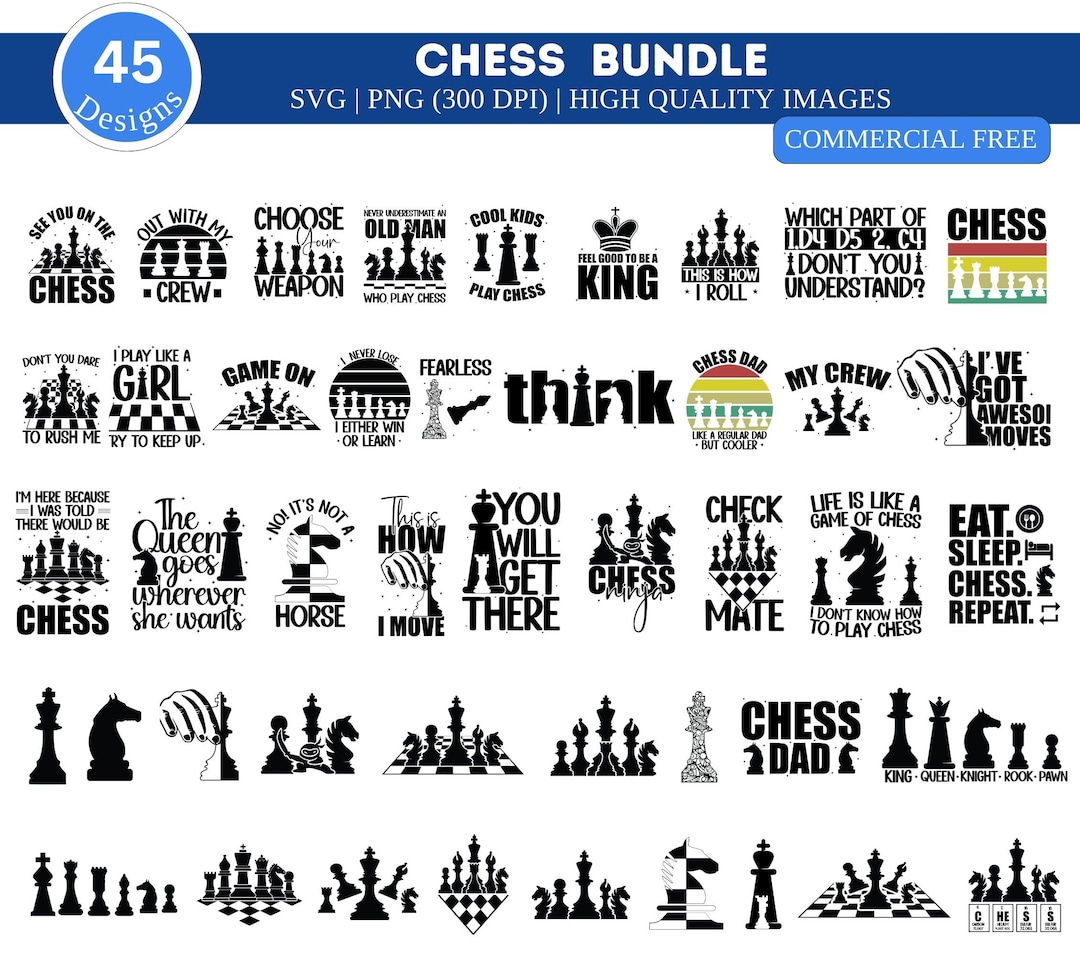 Chess Player SVG PNG Bundle| Chess Quotes Svg| Chess Cricut Svg| Chess ...