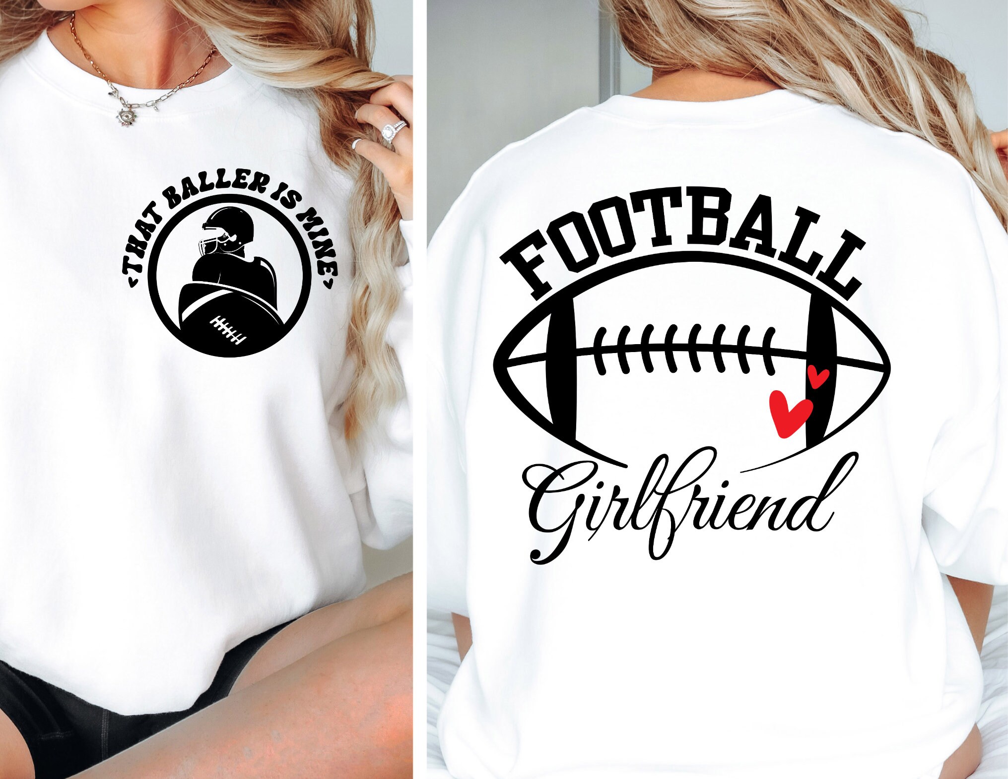 Football Girlfriend SVG PNG Football Svg Football Game Day - Etsy UK