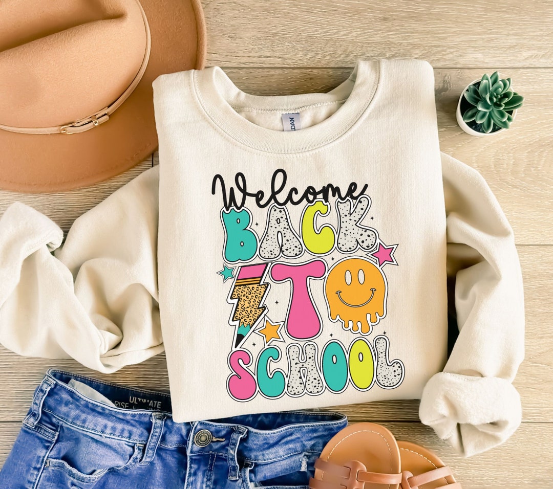 Welcome Back to School Dalmatian Dots PNG 1st Day of School Png Back to ...