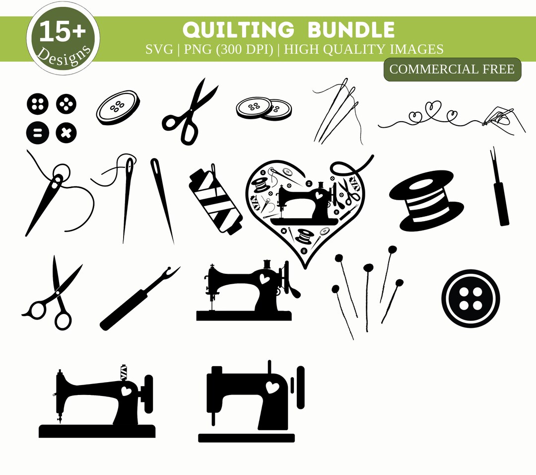 Quilters Elements SVG Bundle| Quilting Svg| Quilting Designs| Sewing ...