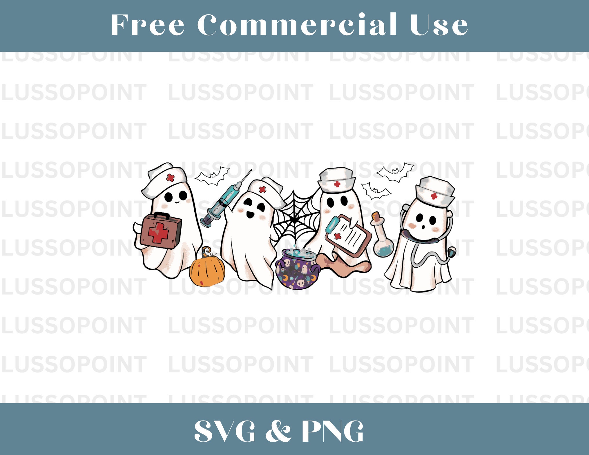 Ghost Nurses SVG Ghost Nurses PNG Nurse Halloween Png Nurse - Etsy UK