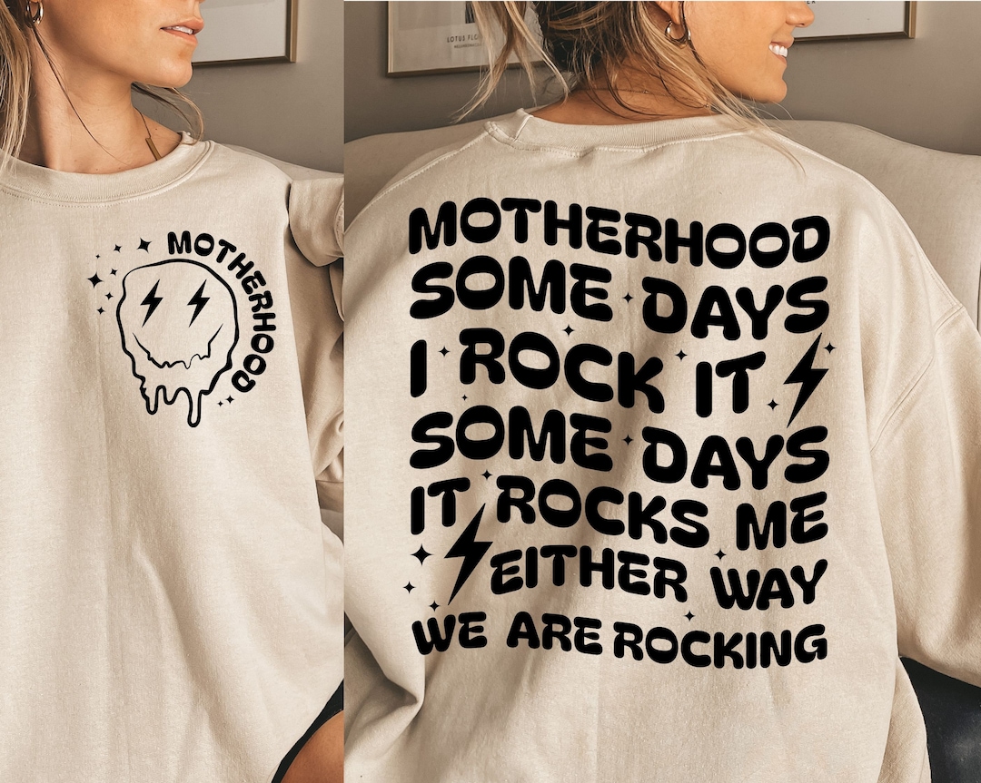 Motherhood Some Day I Rock It SVG PNG, Retro Motherhood Sublimation ...