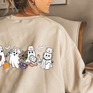 Ghost Nurses SVG| Ghost Nurses PNG| Nurse Halloween Png| Nurse Fall Png ...