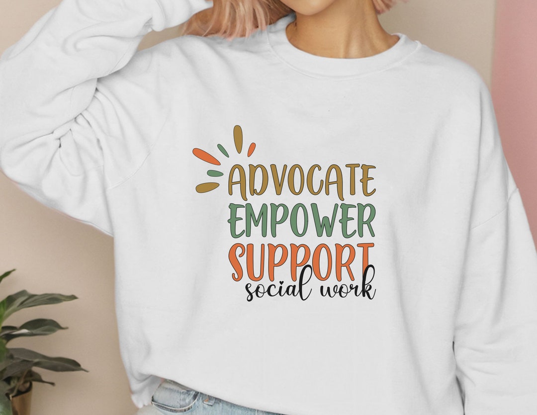 Social Worker SVG PNG Advocate Support Empower Svg I'll Be There for ...