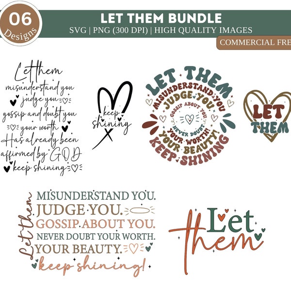 Let Them Svg - Etsy