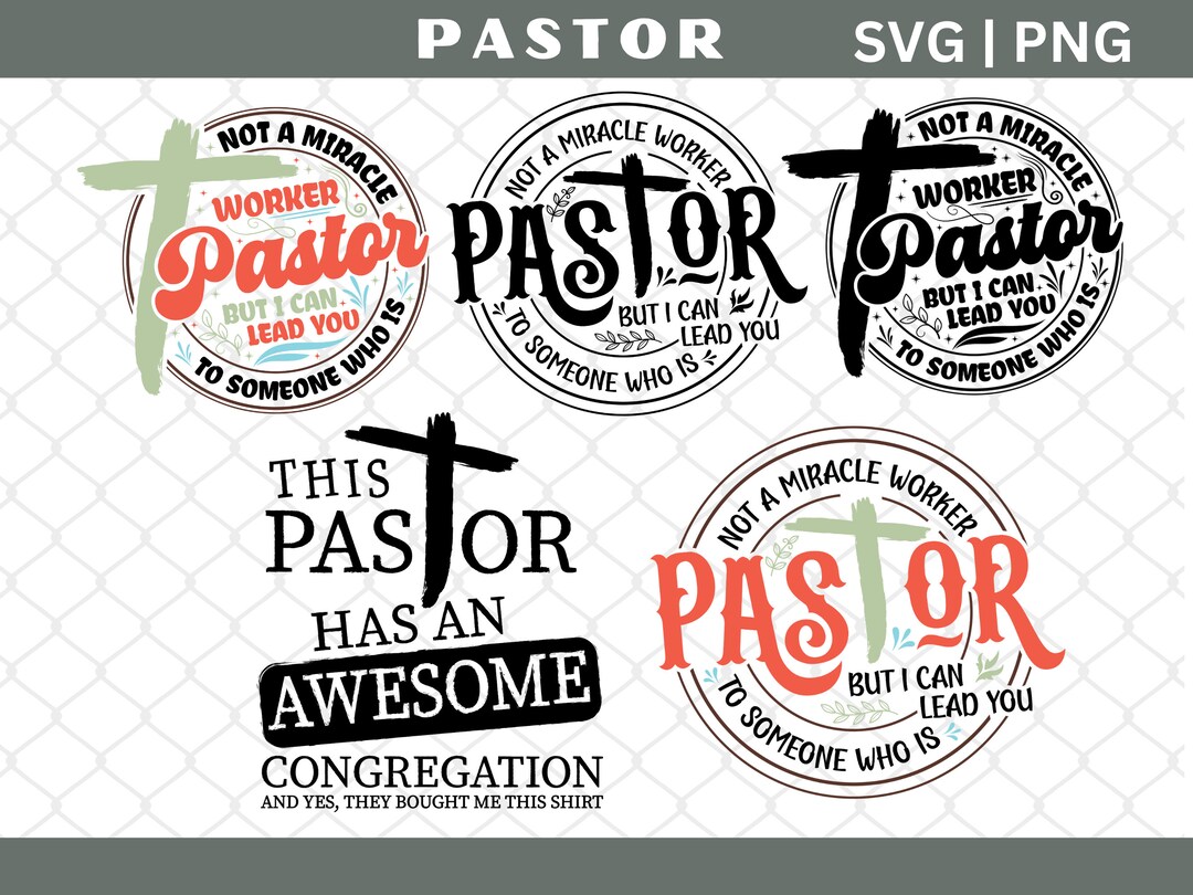 Pastor SVG| Pastor PNG| Not A Miracle Worker Svg| I Can Lead You to ...