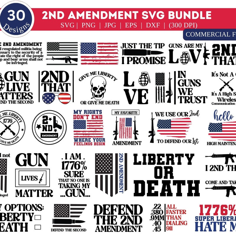 2nd Amendment Svg - Etsy