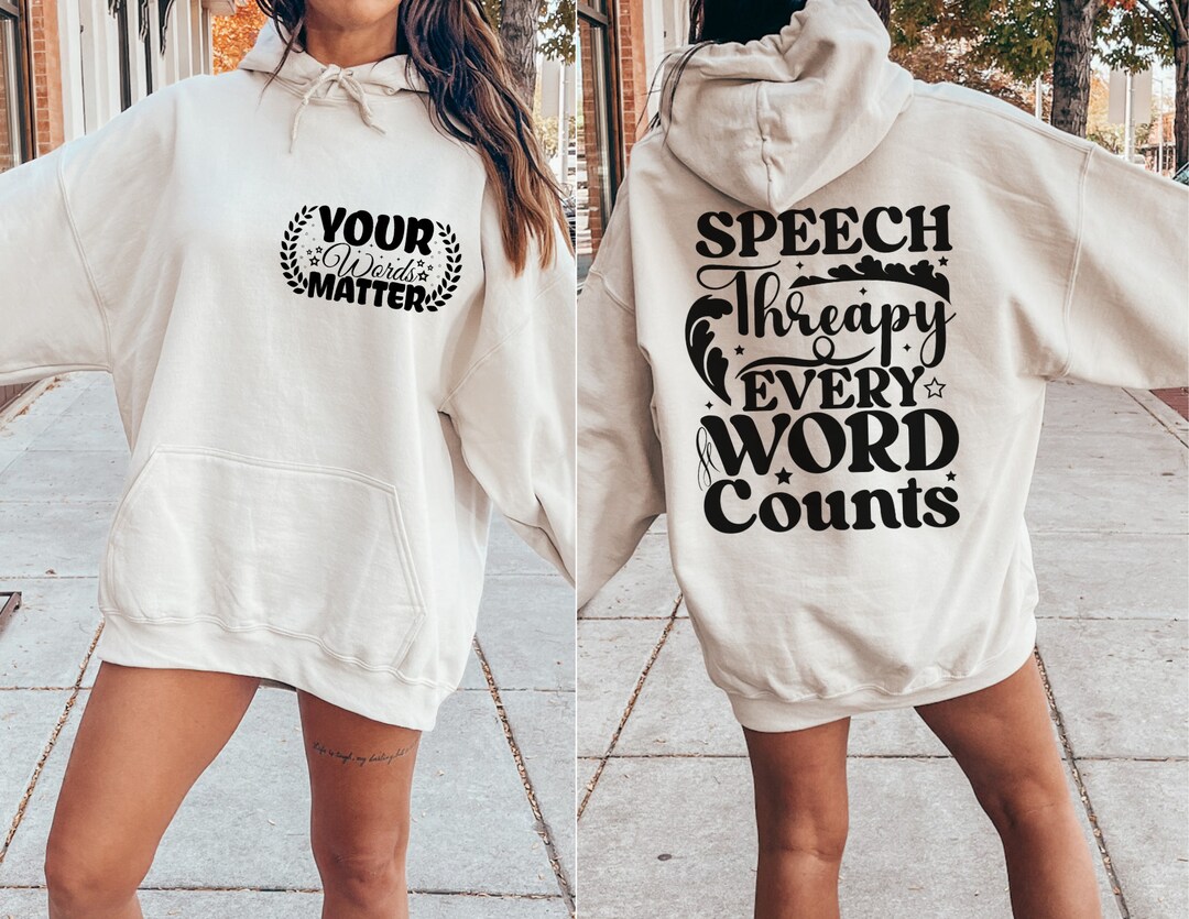 Your Words Matter SVG Speech Therapy PNG Language - Etsy