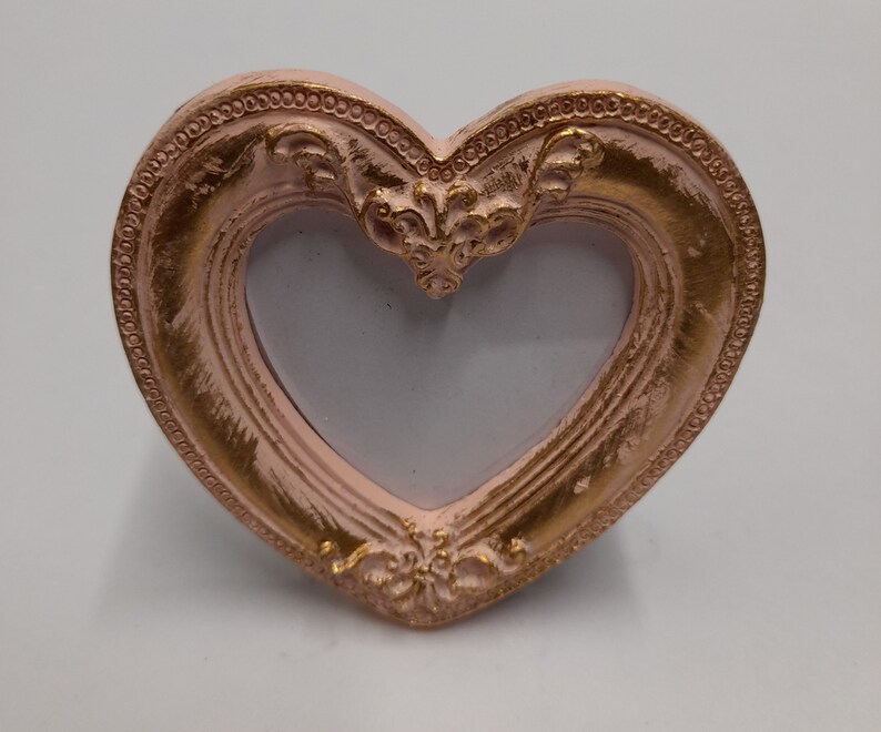Mini Photo Frame Antique Style Heart Shaped - Etsy