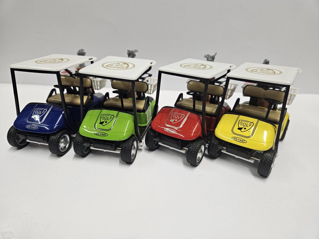 Mini Golf Cart Model: Die-cast Golf Buggy Cake Topper 4 Colours - Etsy