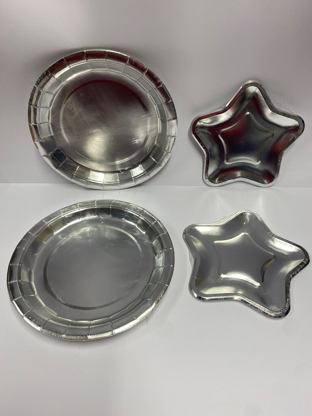 Silver Star and Round Plates. Silver Star Plates. Silver Round Plates ...