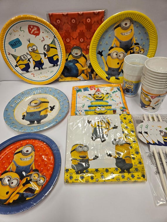 Despicable Me Party Plates
